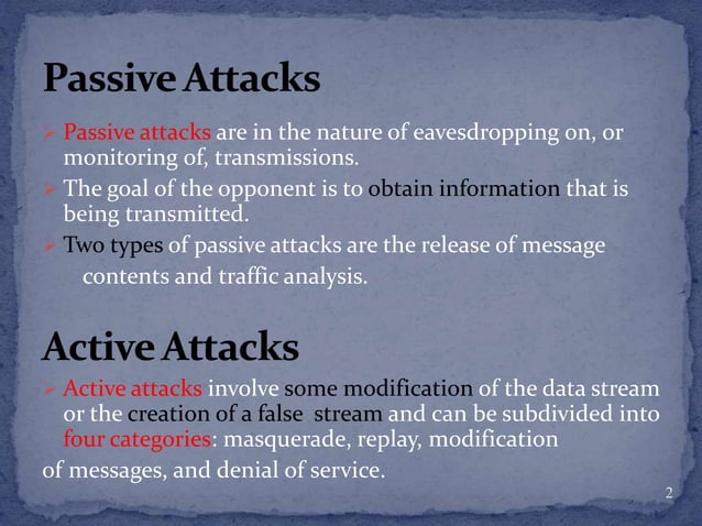 Information And Data Security Cryptanalysis Method Ppt