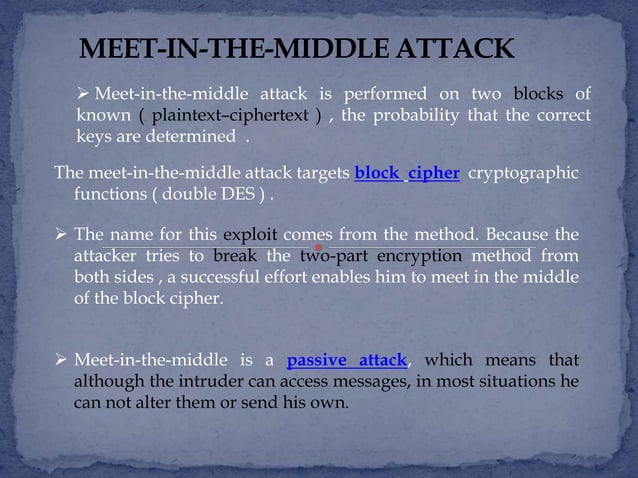 Information And Data Security Cryptanalysis Method Ppt