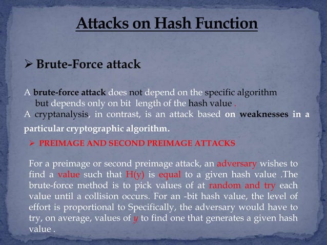 Information And Data Security Cryptanalysis Method Ppt