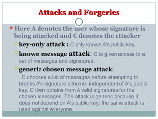 Information and data security digital signatures | PPT