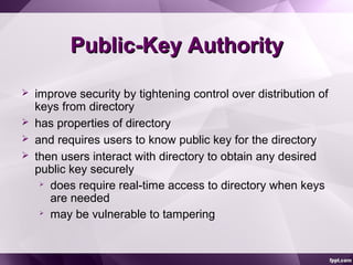 Information and data security key management and distribution | PPT