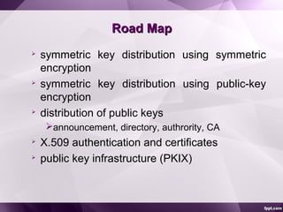 Information and data security key management and distribution | PPT