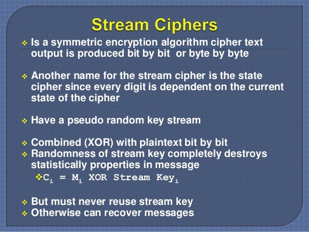 Information And Data Security Pseudorandom Number Generation And Stre