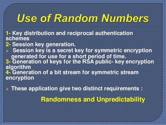 Information And Data Security Pseudorandom Number Generation And Stre…