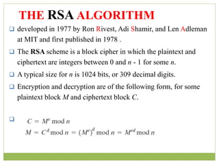 Information and data security public key cryptography and rsa | PPT