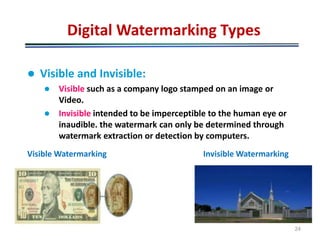 Information and data security steganography and watermarking | PPT