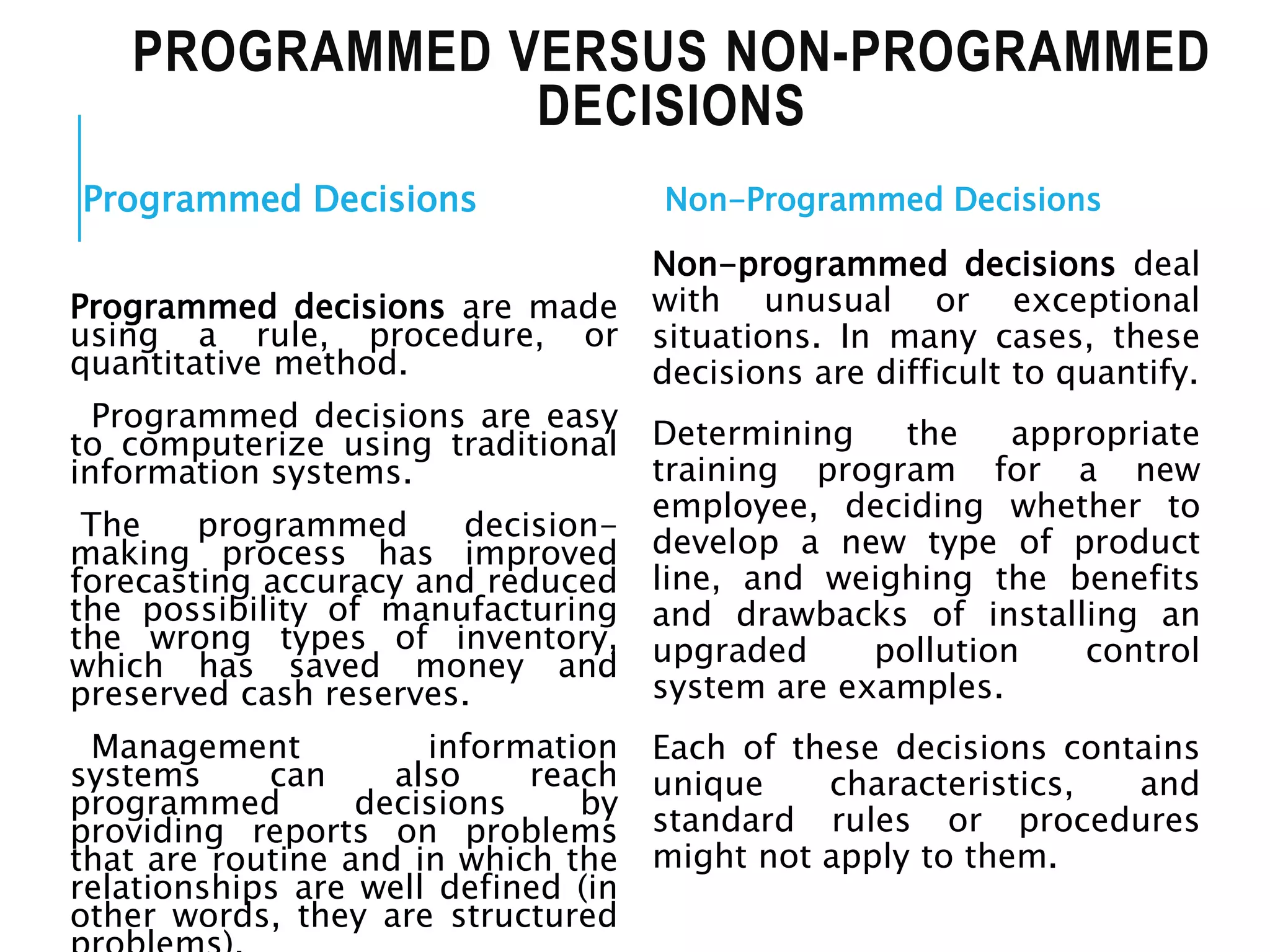 Information and decision support system | PPTX