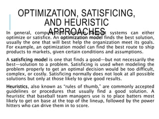 Information and decision support system | PPTX