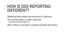 Information and dss a comparison | PPT