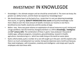 Information and knowledge | PPTX