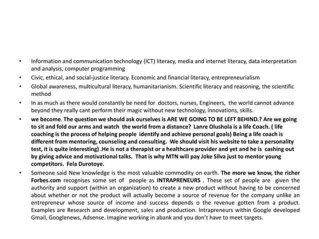 Information and knowledge | PPT