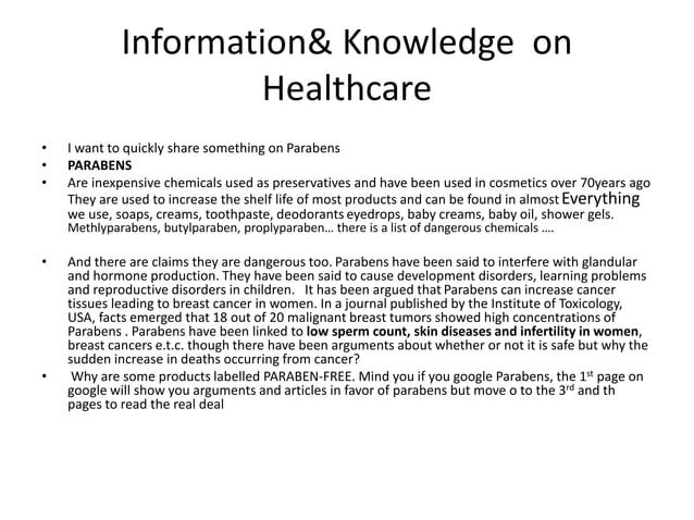 Information and knowledge | PPT