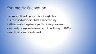 Information and network security 10 classical encryption techniques | PPT