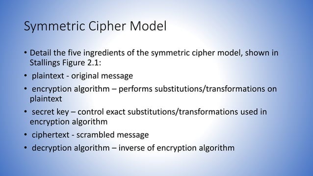 Information and network security 10 classical encryption techniques | PPT