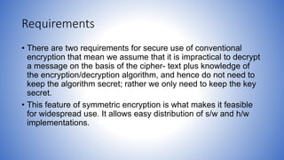 Information and network security 10 classical encryption techniques | PPT
