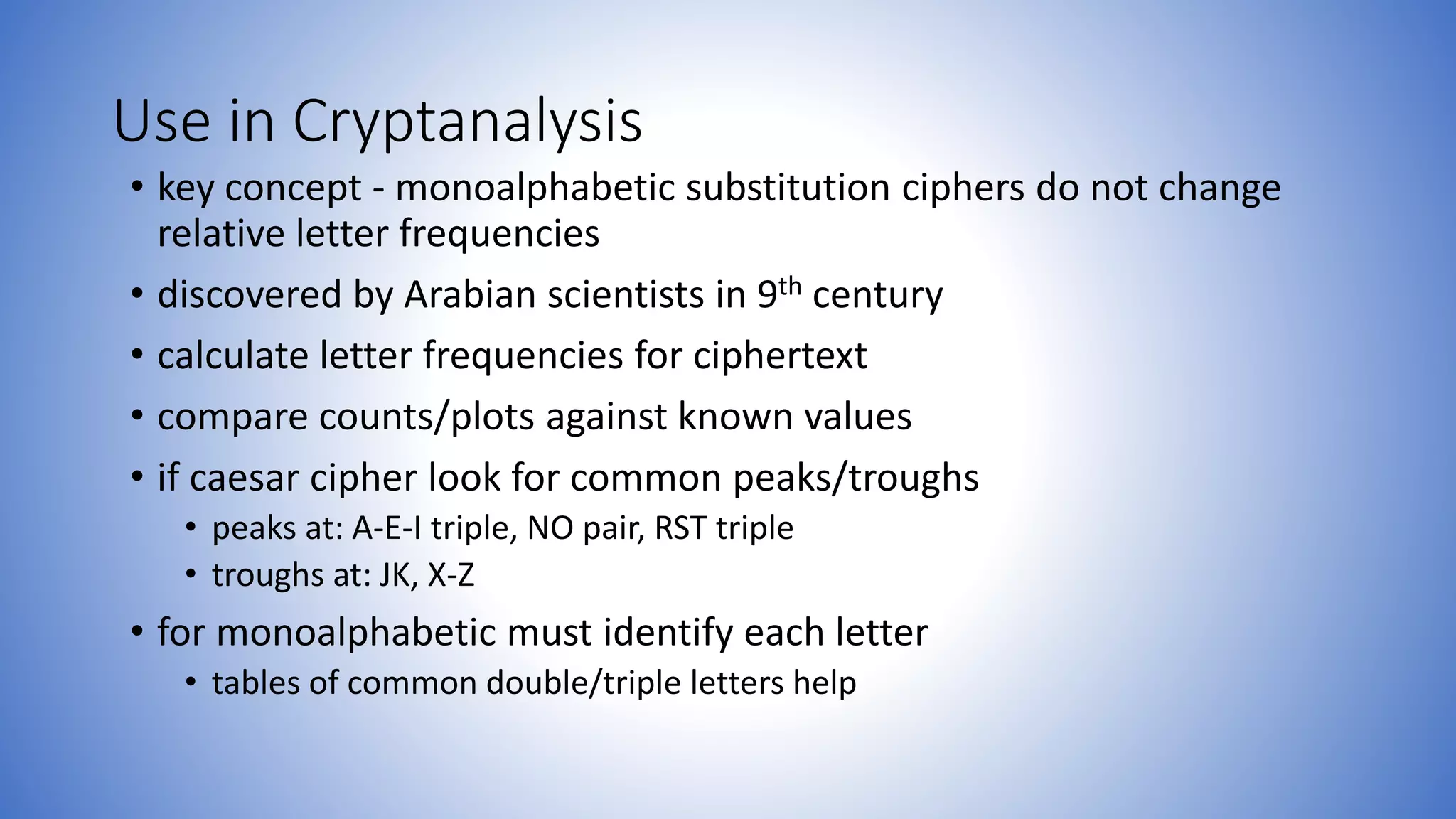 Information and network security 12 classical substitution ciphers ...