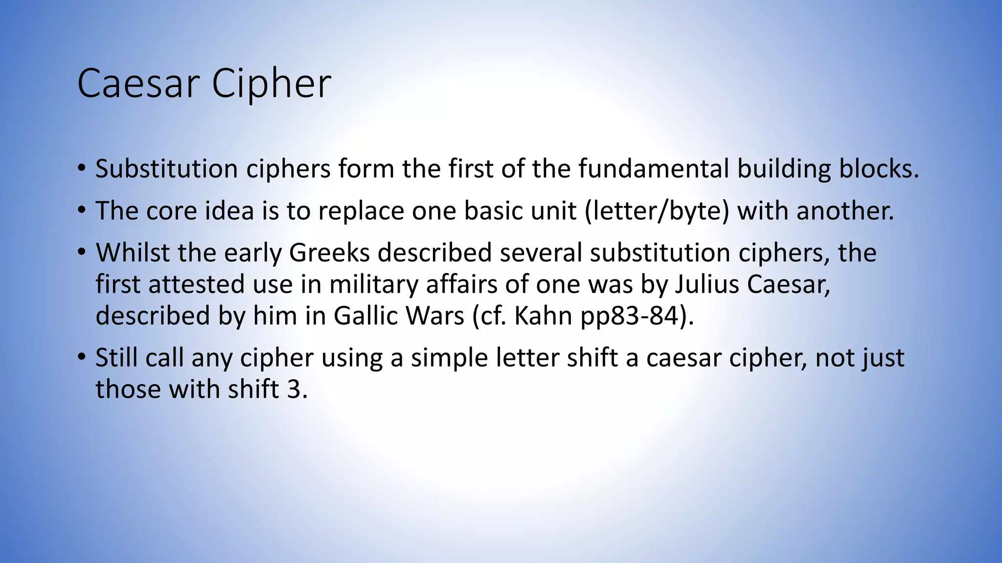 Information and network security 12 classical substitution ciphers ...