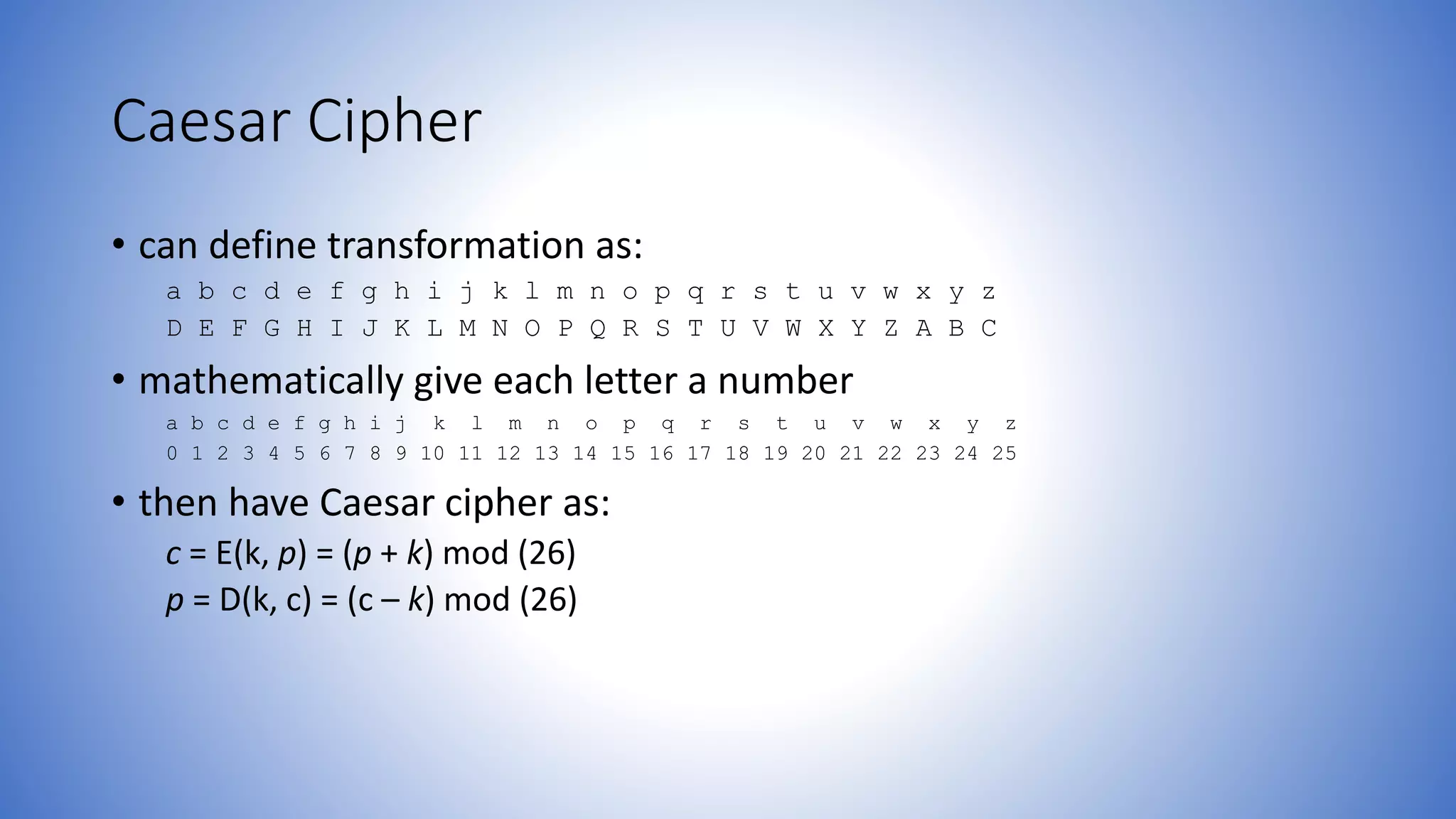 Information and network security 12 classical substitution ciphers | PPTX | Programming ...
