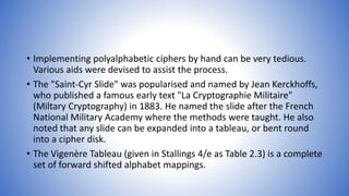 Information and network security 14 vigenère cipher | PPTX ...