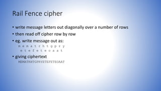 Information and network security 16 transposition ciphers | PPTX