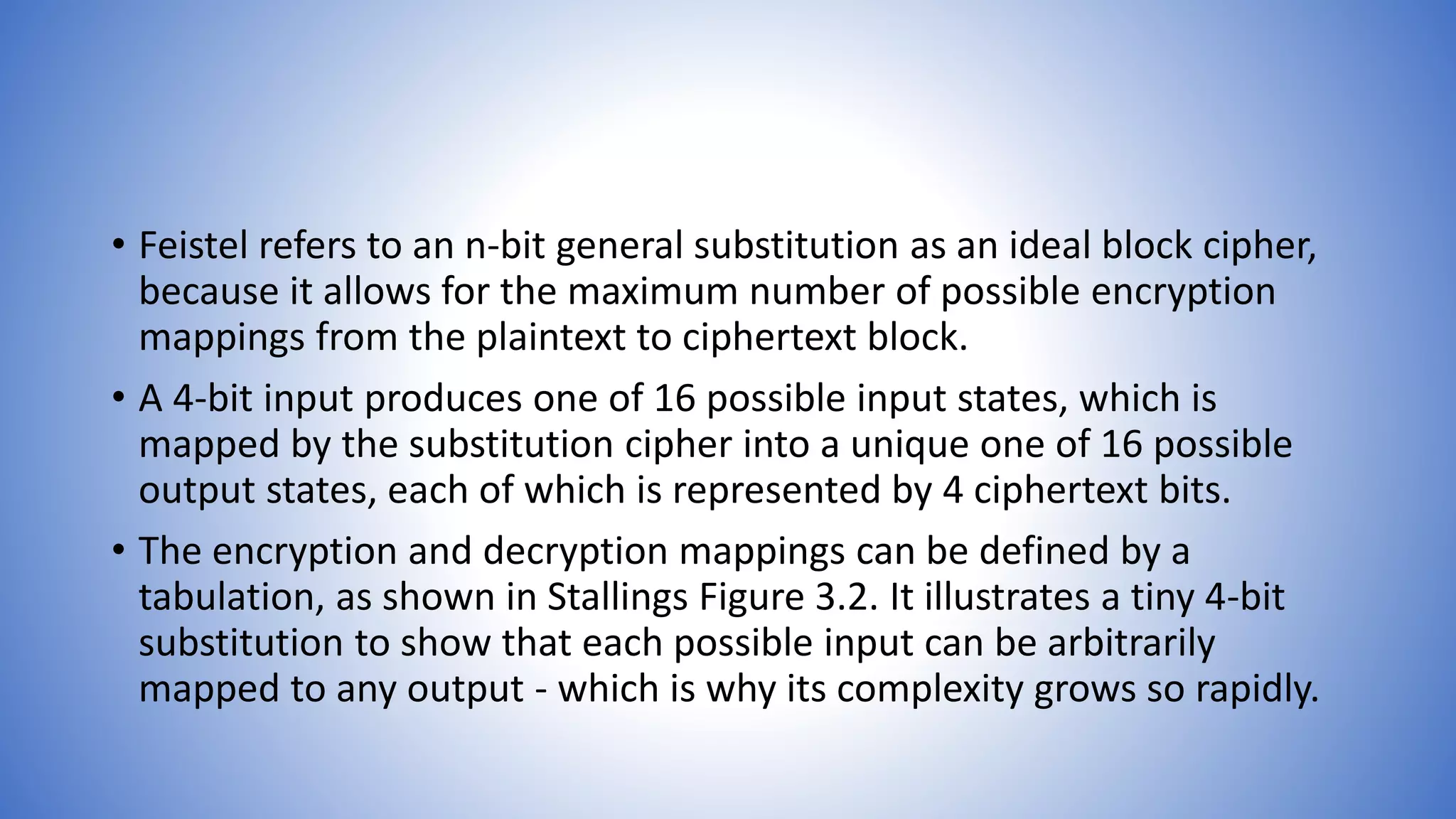 Information and network security 18 modern techniques block ciphers | PPTX