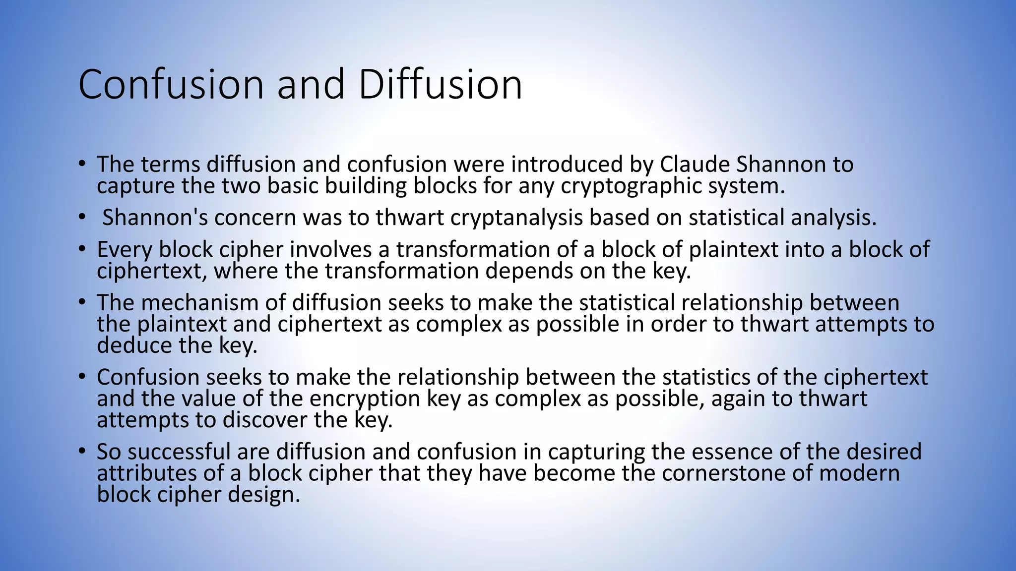 Information and network security 19 feistel cipher | PPTX
