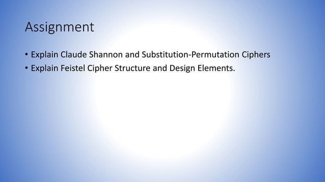 Information and network security 19 feistel cipher | PPTX | Programming Languages | Computing