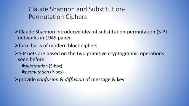 Information And Network Security 19 Feistel Cipher Pptx Programming Languages Computing