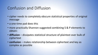 Information and network security 19 feistel cipher | PPTX