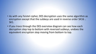 Information and network security 20 data encryption standard des | PPTX