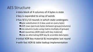 Information and network security 24 advanced encryption standard aes | PPT