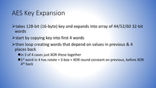 Information and network security 26 aes decryption and implementational ...