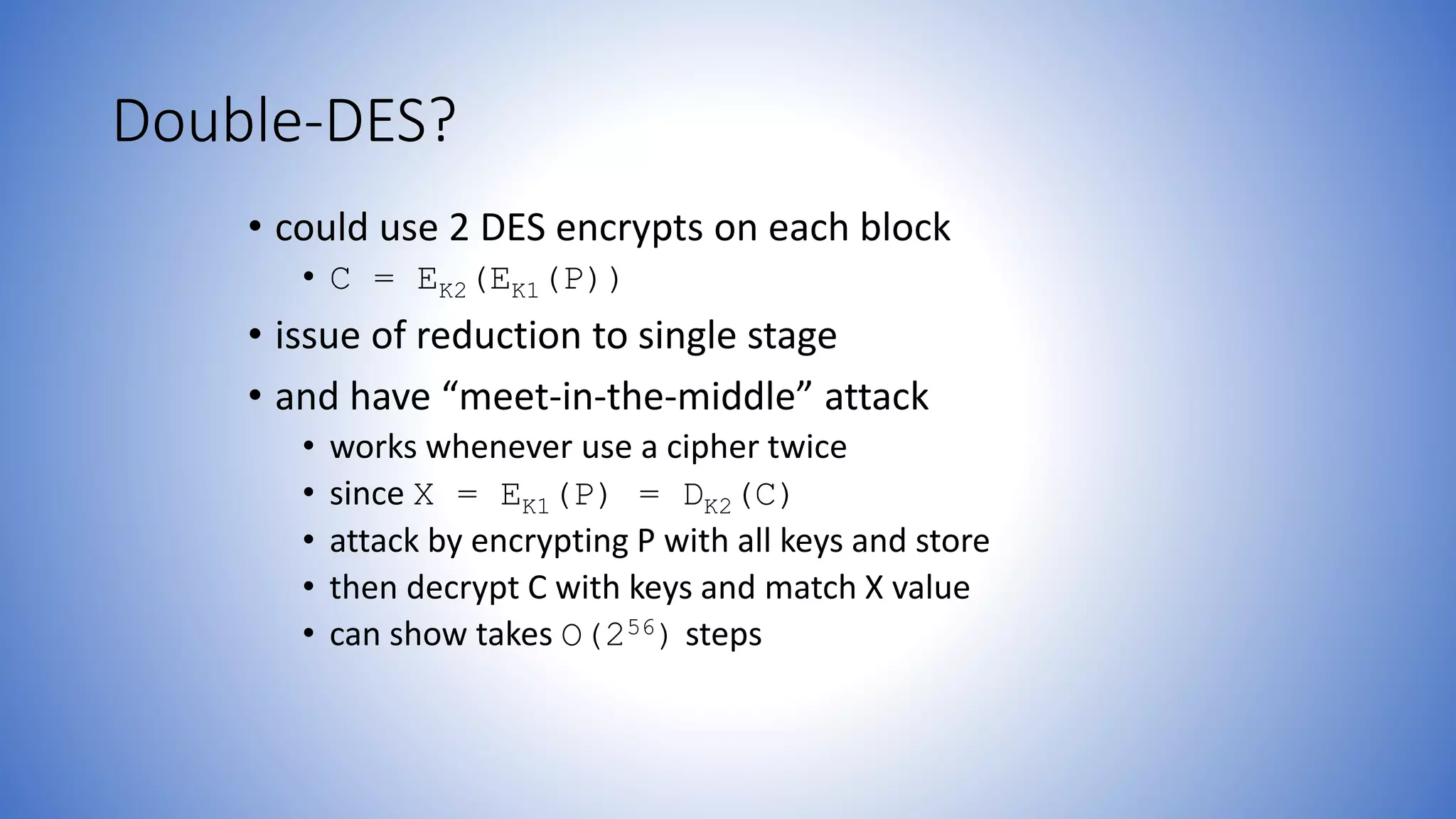 Information and network security 27 triple des | PPTX
