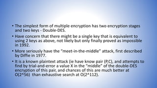 Information and network security 27 triple des | PPTX