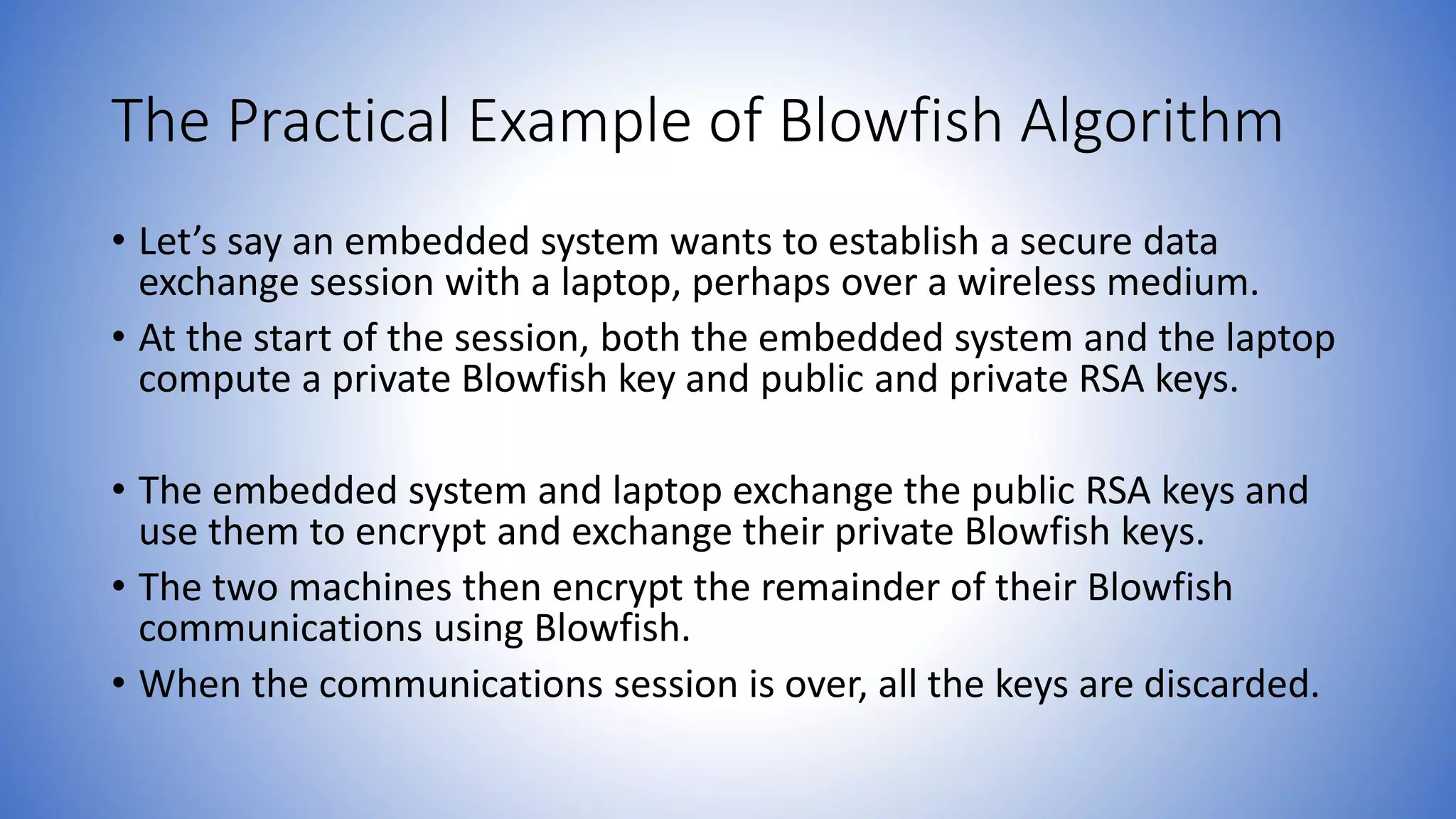 Information and network security 28 blowfish | PPTX