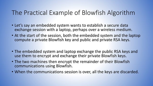 Information and network security 28 blowfish | PPTX