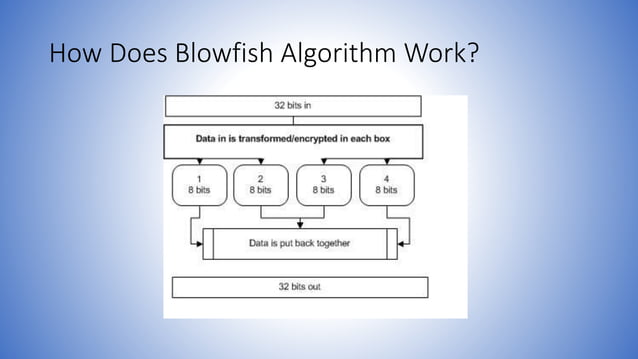 Information and network security 28 blowfish | PPTX