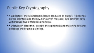 Information and network security 31 public key cryptography | PPT