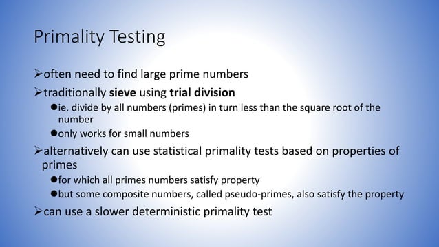 Information and network security 34 primality | PPT