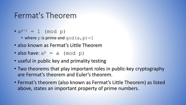 Information and network security 34 primality | PPT