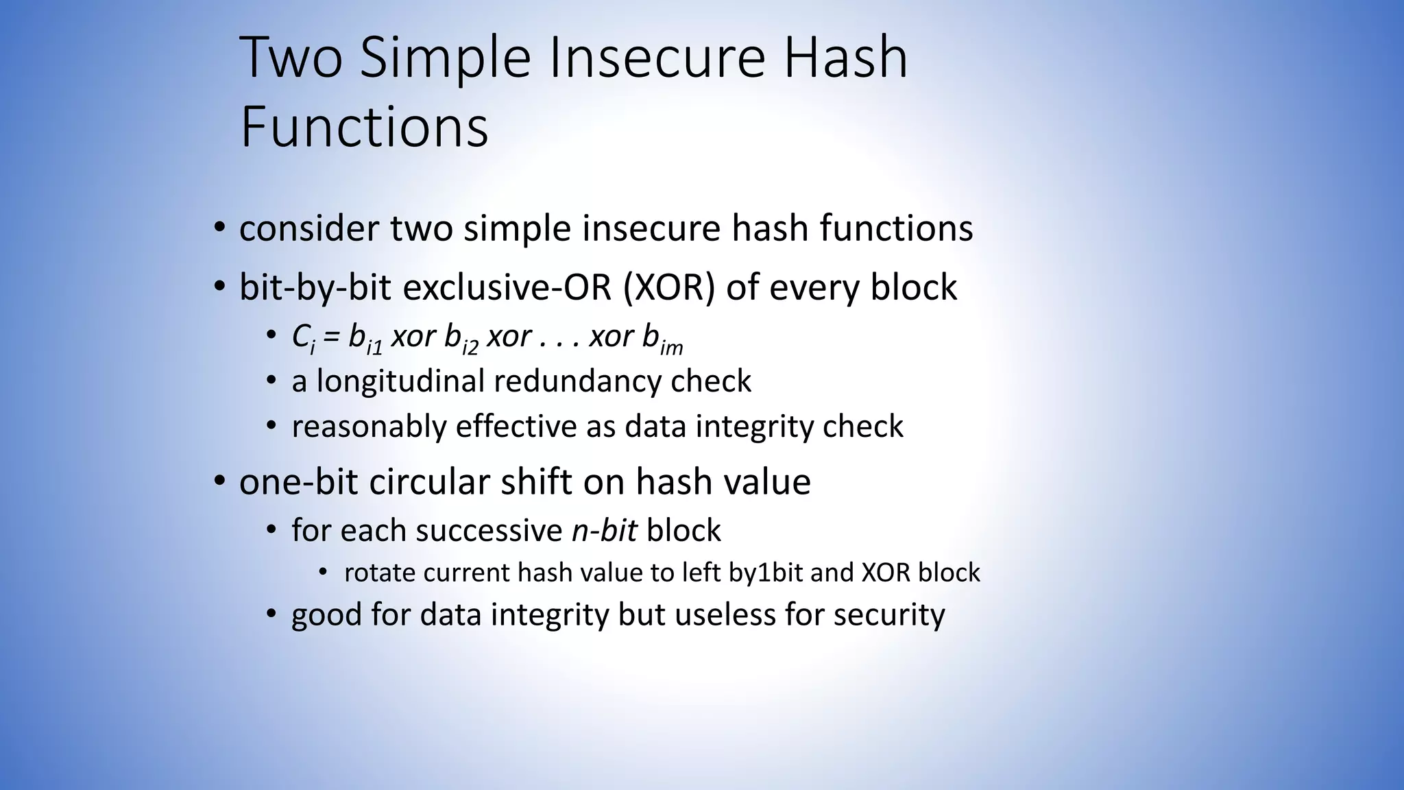 Information and network security 38 birthday attacks and security of ...