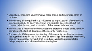 Information and network security 3 security challenges | PPTX