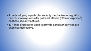 Information and network security 3 security challenges | PPTX