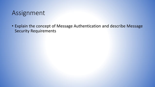 Information and network security 41 message authentication code | PPT