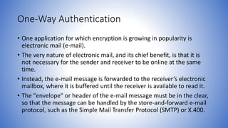 Information and network security 47 authentication applications | PPT