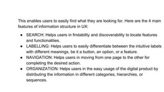 Information Architecture in UX: To offer Delightful and Meaningful User ...