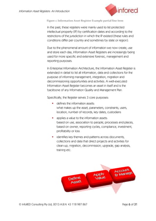 Information Asset Registers: A Short Guide | PDF