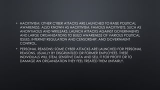 INFORMATION ASSURANCE AND SECURITY PRESENTATION | PPTX