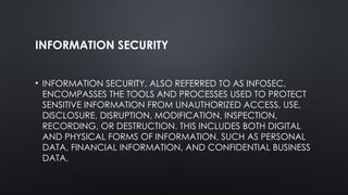 INFORMATION ASSURANCE AND SECURITY PRESENTATION | PPTX