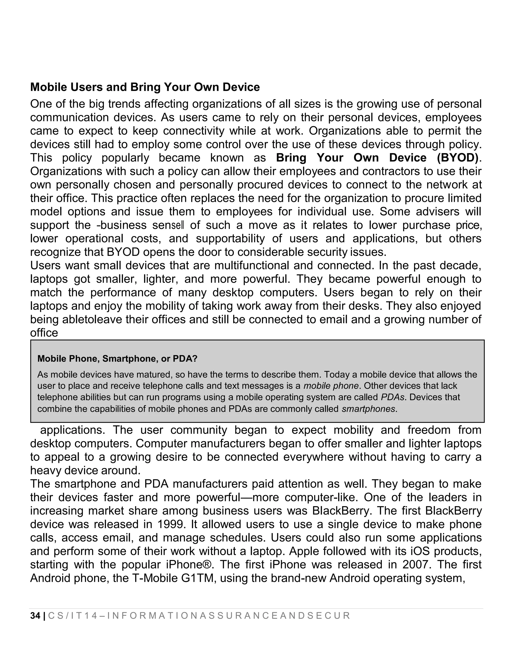Information Assurance And Security 1 Pdf Information And Network Security Computing